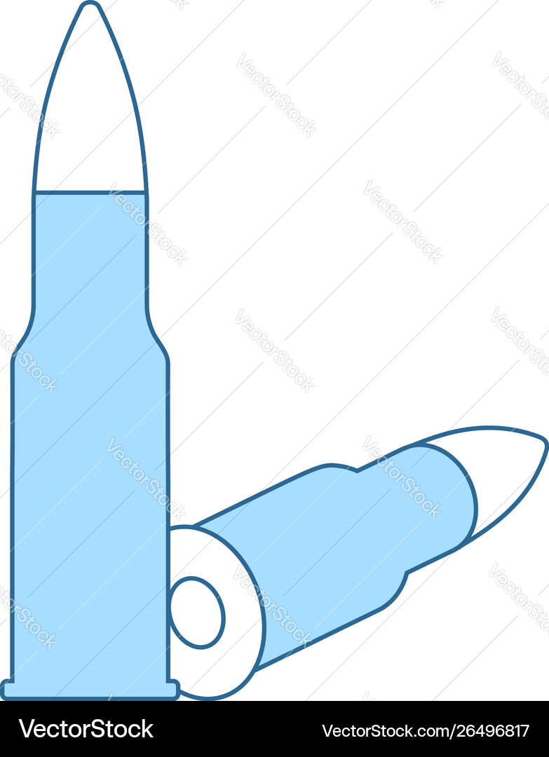 Rifle ammo icon Royalty Free Vector Image - VectorStock