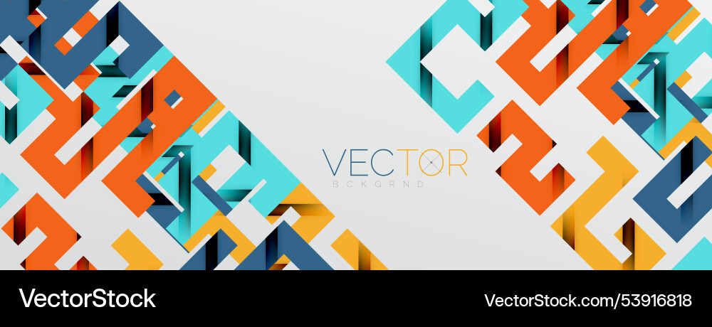 Color bend lines with shadow texture effect Vector Image