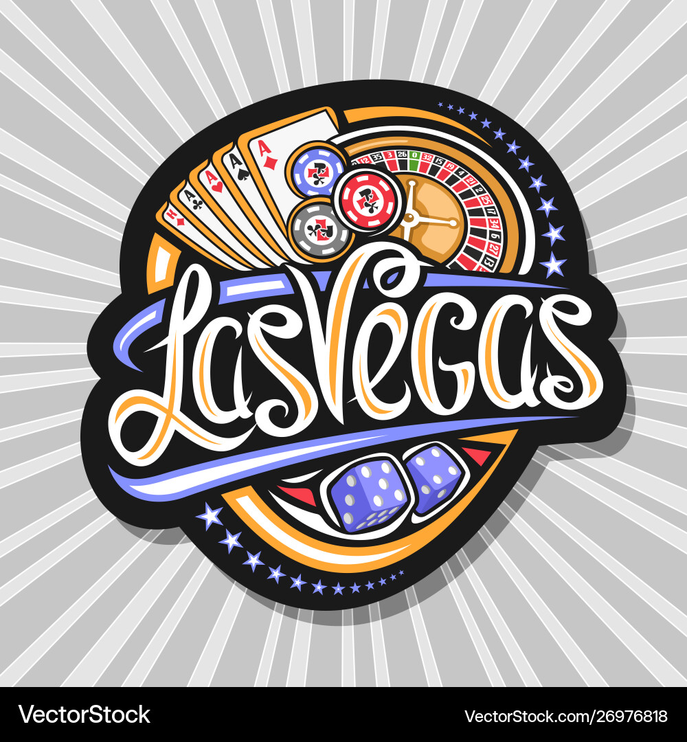 Las Vegas Logo - Casino Tag Royalty Free Vector Image