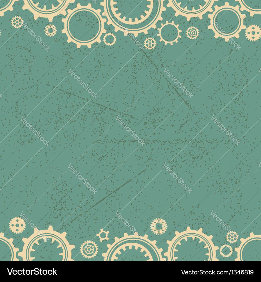 Mechanical Gear Texture Royalty Free Vector Image
