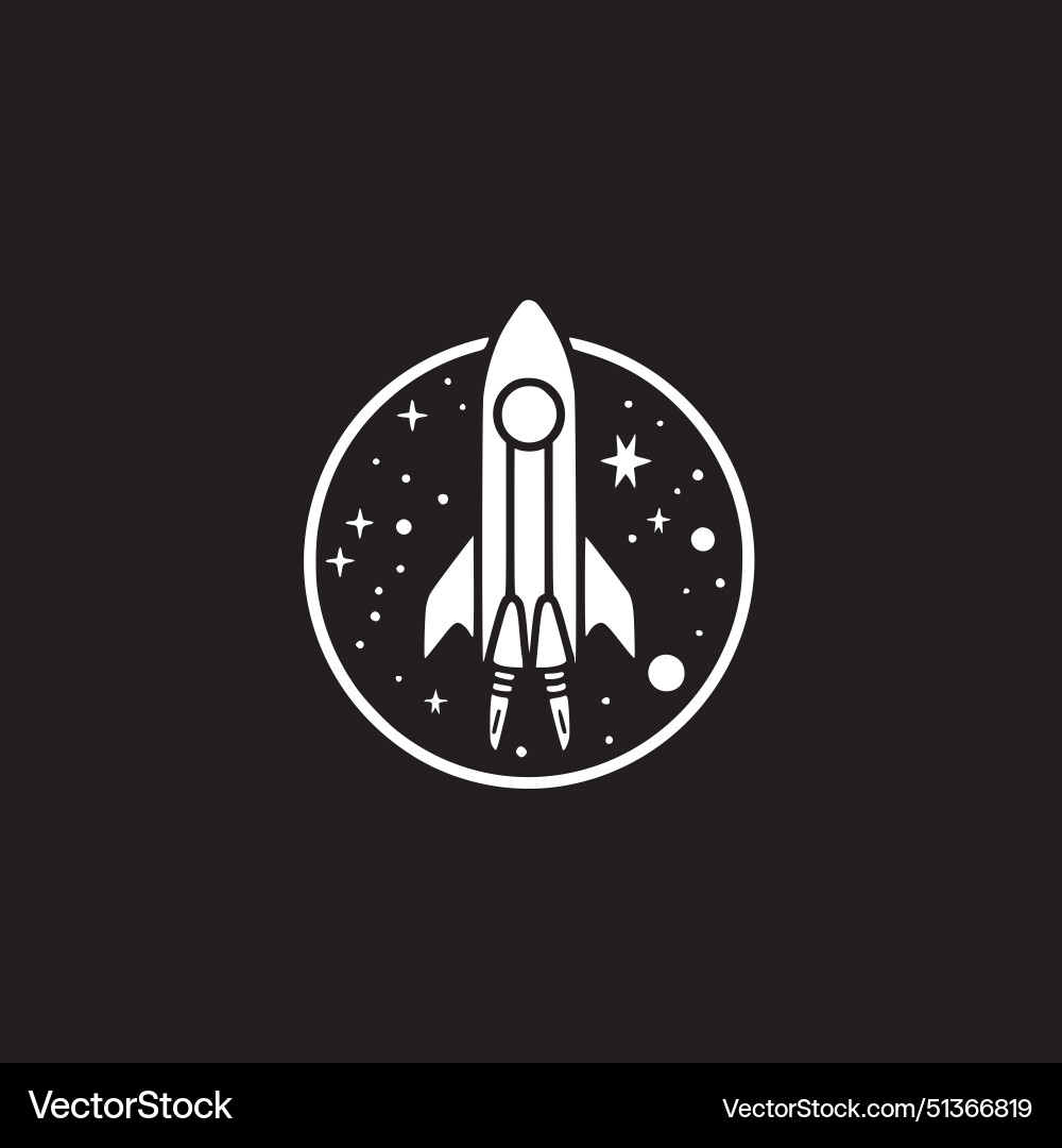 Space - high quality logo ideal for t-shirt Vector Image