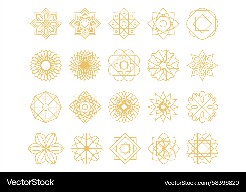 Elegant Arabic Pattern Royalty Free Vector Image