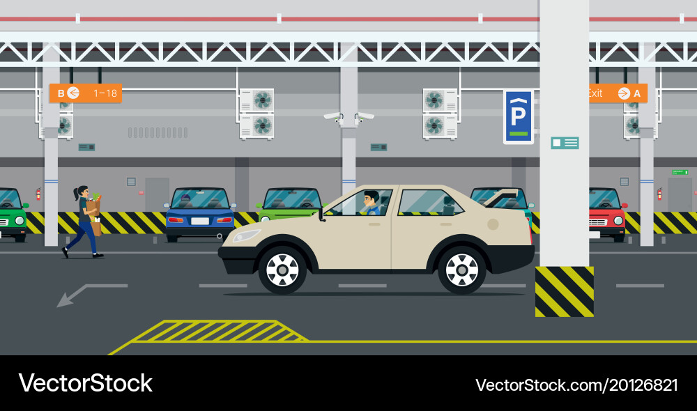 Parking Royalty Free Vector Image - VectorStock
