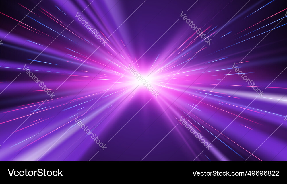 High speed radial motion blur background Vector Image