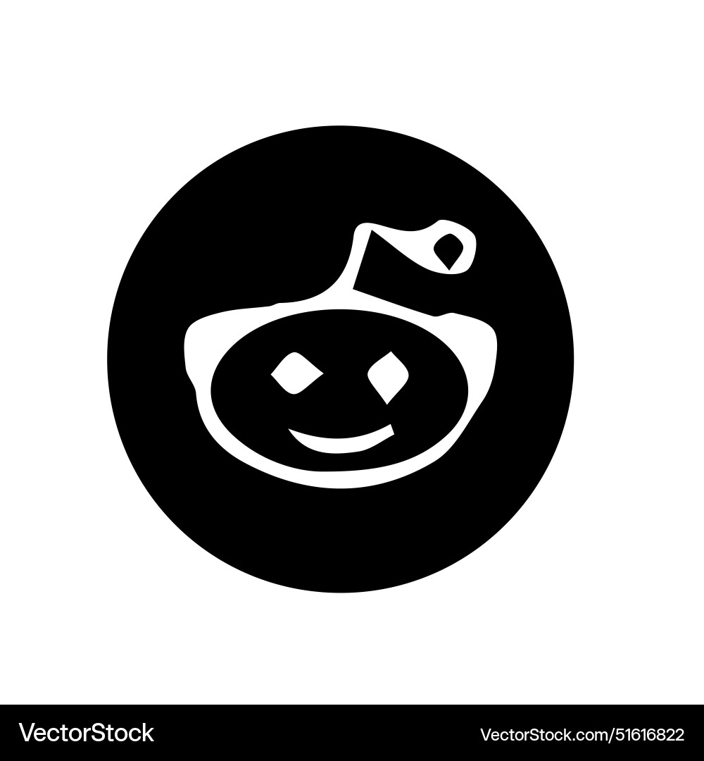 Reddit icon art icons and graphics Royalty Free Vector Image