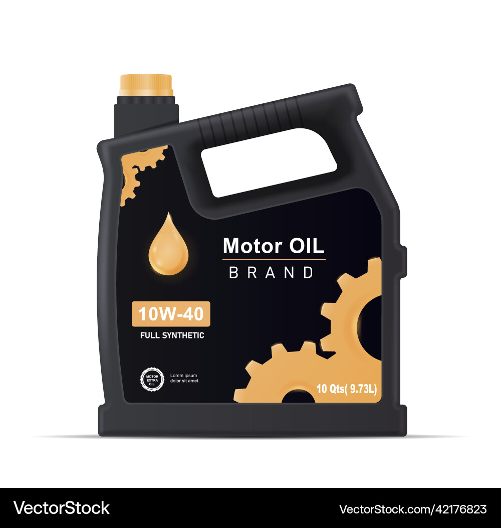 Machine engine oil Royalty Free Vector Image - VectorStock