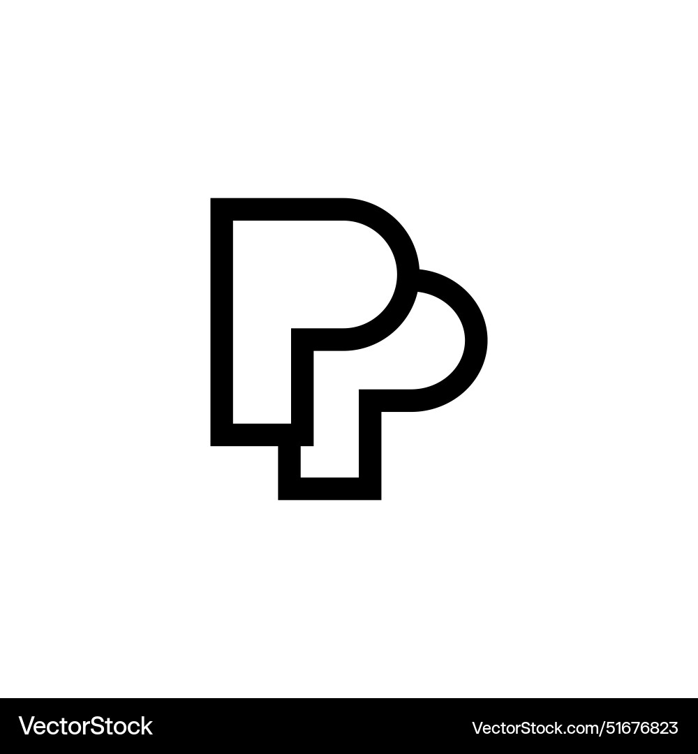 Paypal icon Royalty Free Vector Image - VectorStock