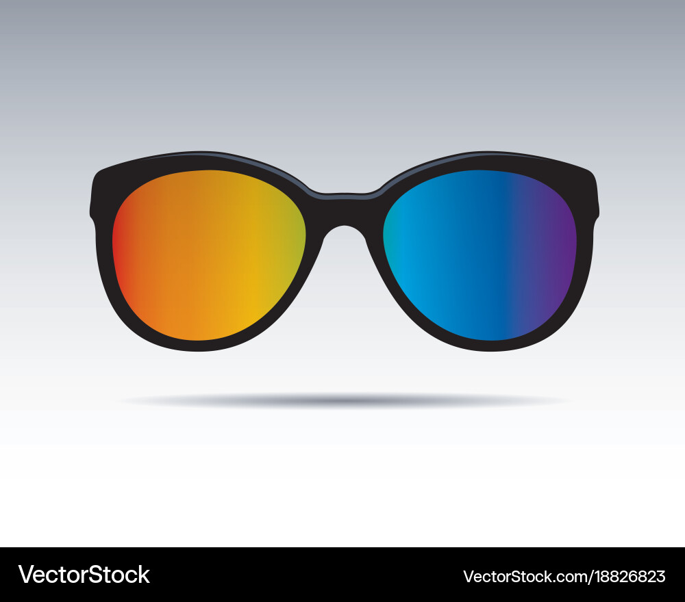 Sunglasses isolated Royalty Free Vector Image - VectorStock