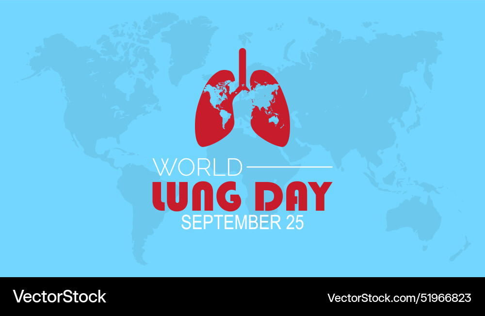 World lung day Royalty Free Vector Image - VectorStock