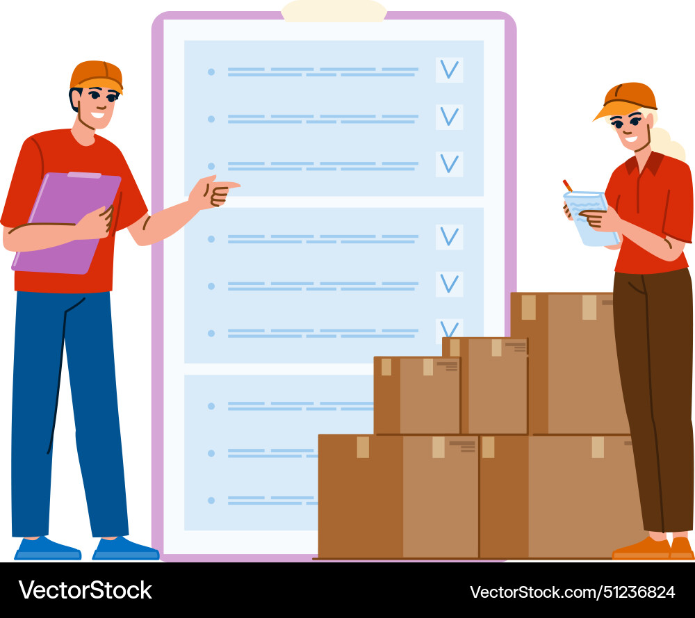 Control inventory management Royalty Free Vector Image