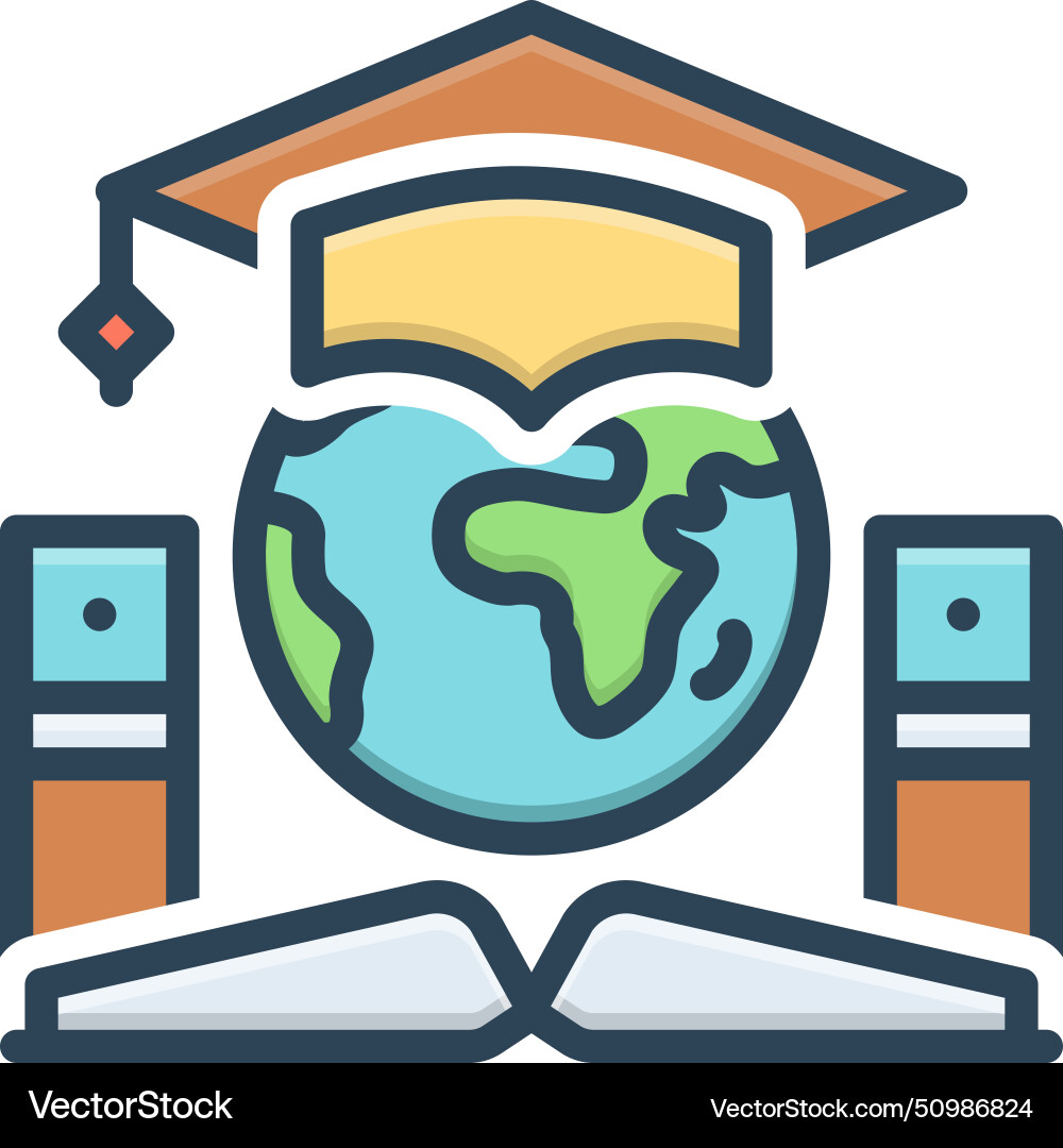 Global education Royalty Free Vector Image - VectorStock