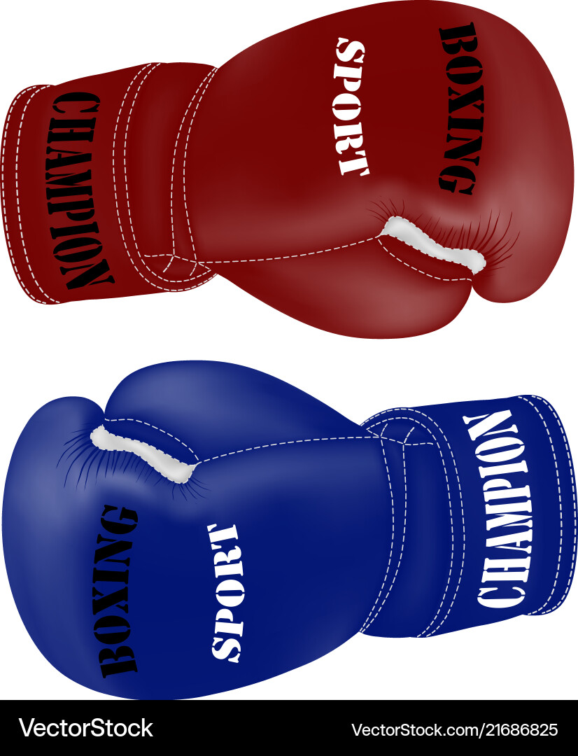 Boxing gloves Royalty Free Vector Image - VectorStock