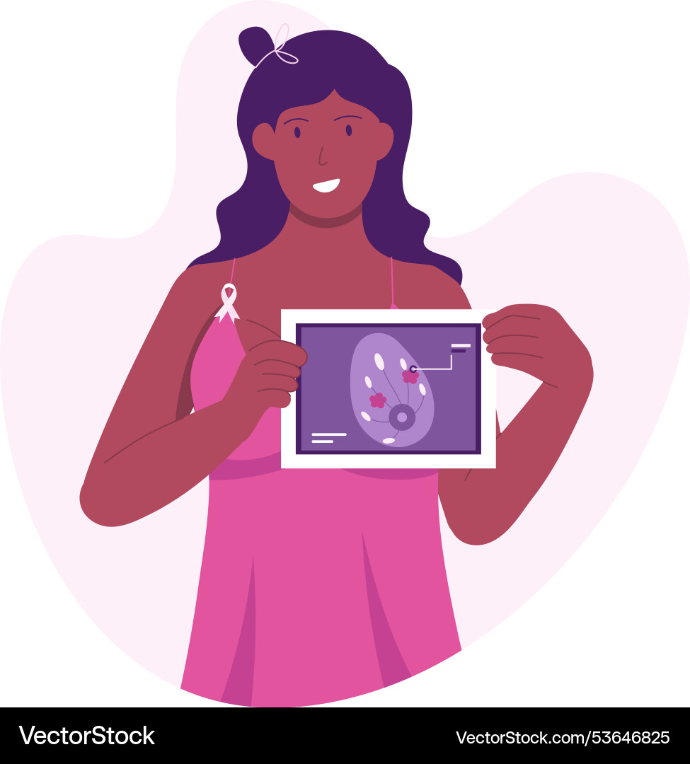 Cancer report Royalty Free Vector Image - VectorStock