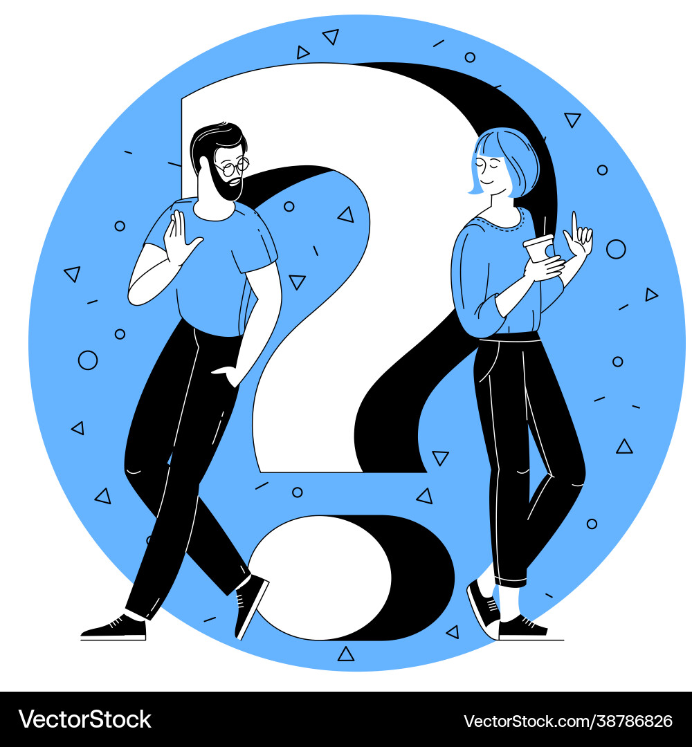 Big question mark Royalty Free Vector Image - VectorStock