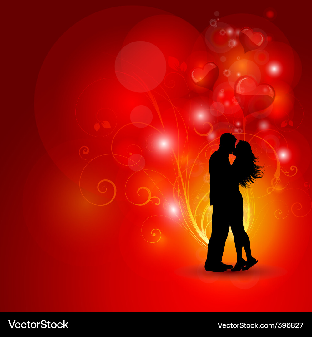Loving couple Royalty Free Vector Image - VectorStock