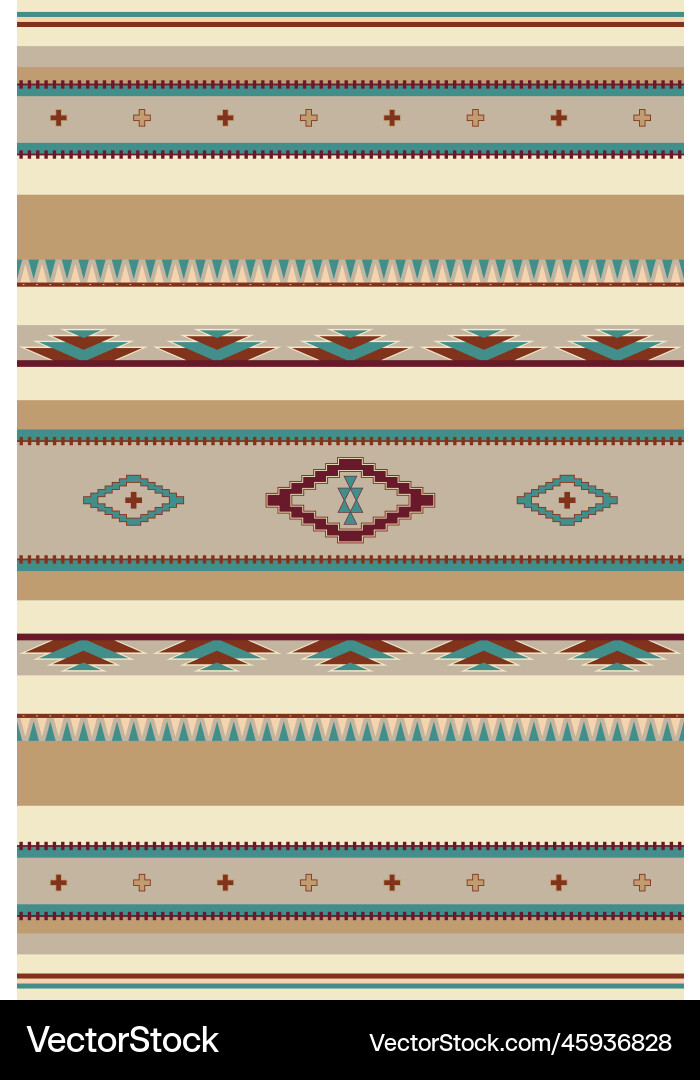 Southwestern Geometric Pattern Royalty Free Vector Image