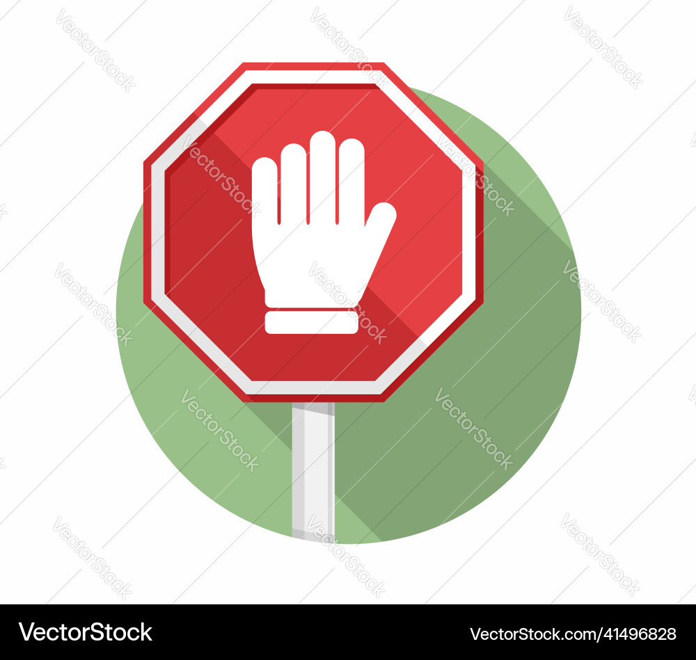 Stop sign Royalty Free Vector Image - VectorStock
