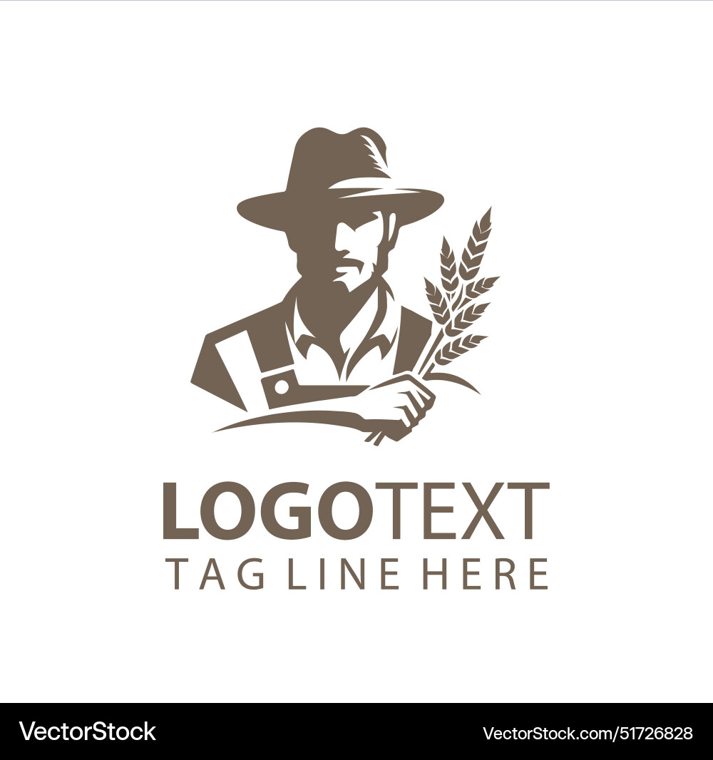 Stylish man logo Royalty Free Vector Image - VectorStock