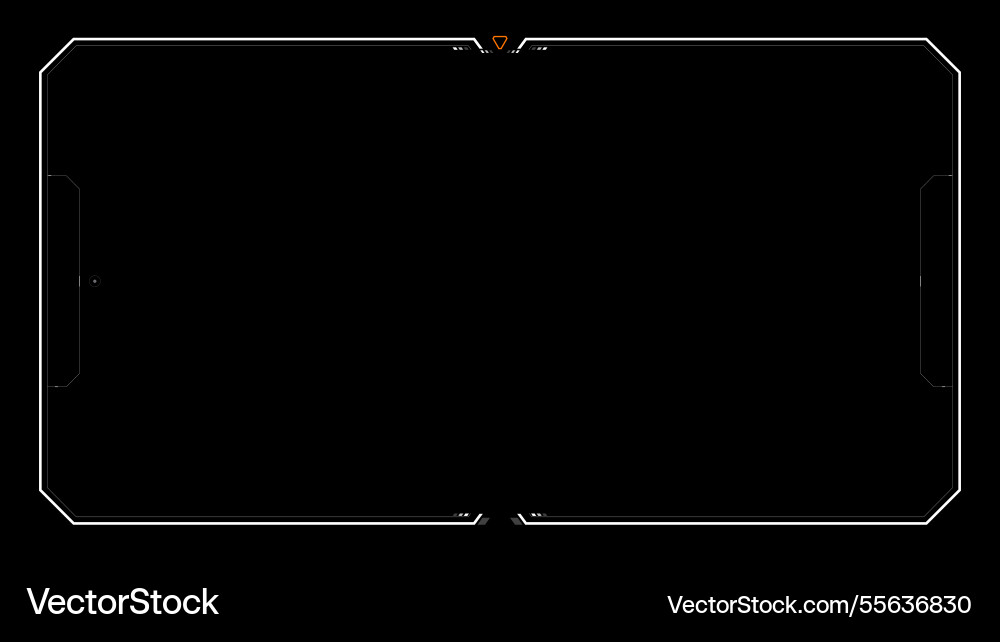 Digital design frame panel 2024 01 21 001 Vector Image