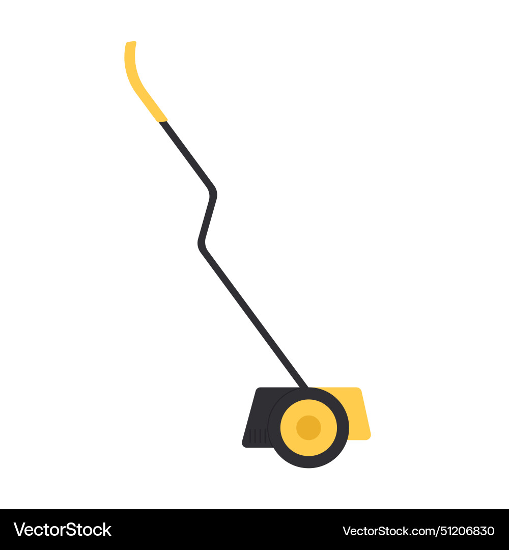Lawnmower for cutting grass on lawn or in yard Vector Image