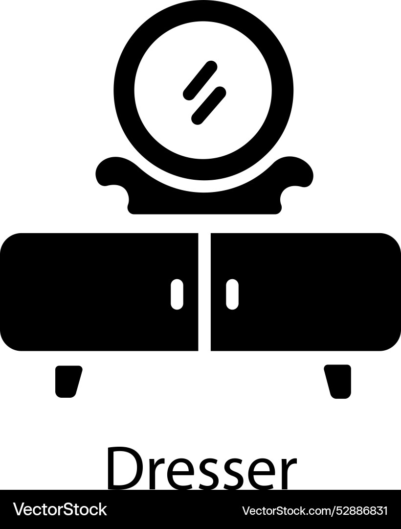 Dresser Royalty Free Vector Image - VectorStock