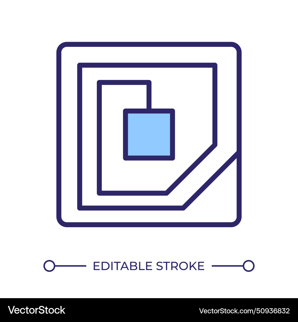 Book gps tracking rgb color icon Royalty Free Vector Image