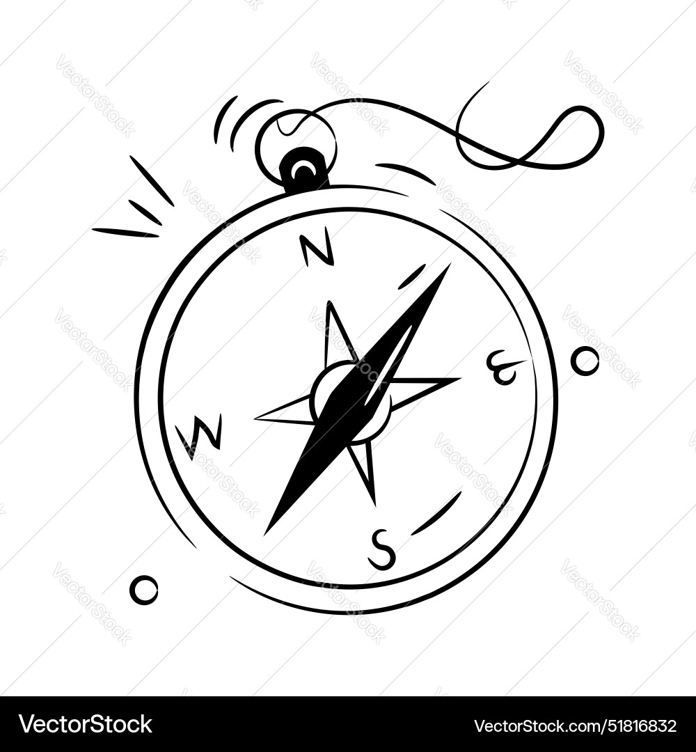 Compass Royalty Free Vector Image - VectorStock
