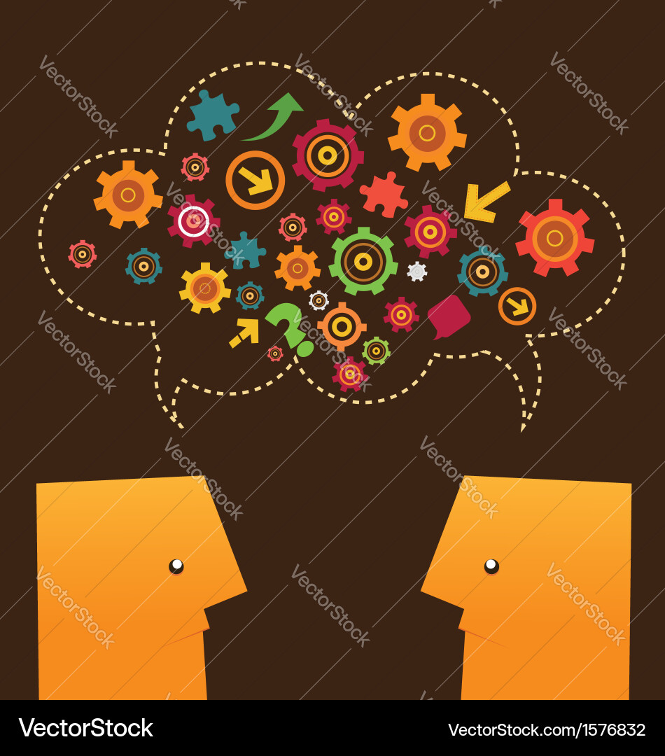 Conversation Royalty Free Vector Image - VectorStock