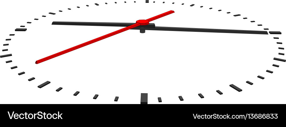 Clock face Royalty Free Vector Image - VectorStock