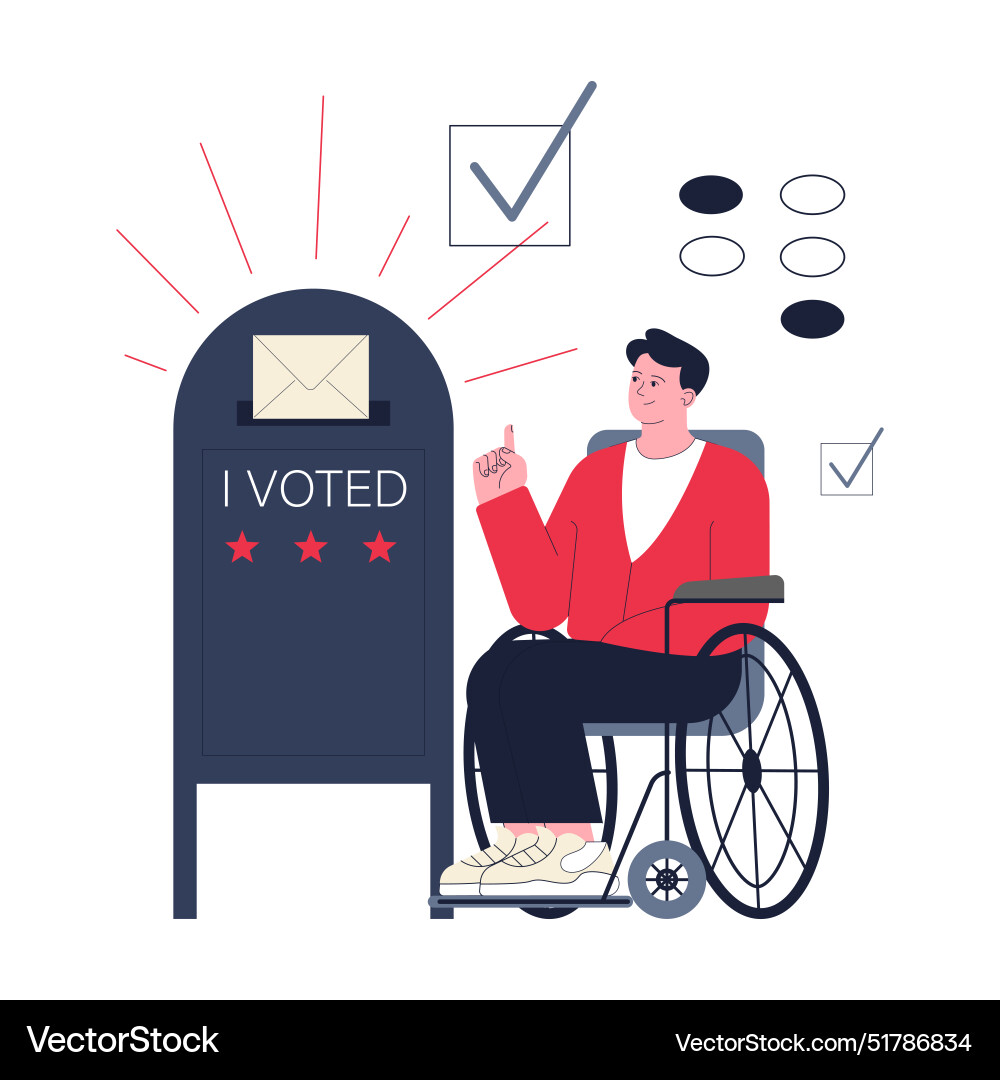 American Presidential Election Royalty Free Vector Image