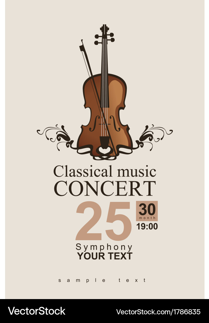 Classical music Royalty Free Vector Image - VectorStock