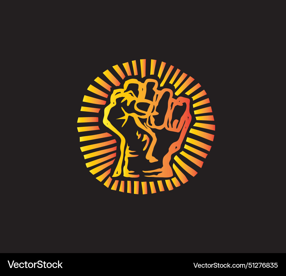 Labor hand power Royalty Free Vector Image - VectorStock
