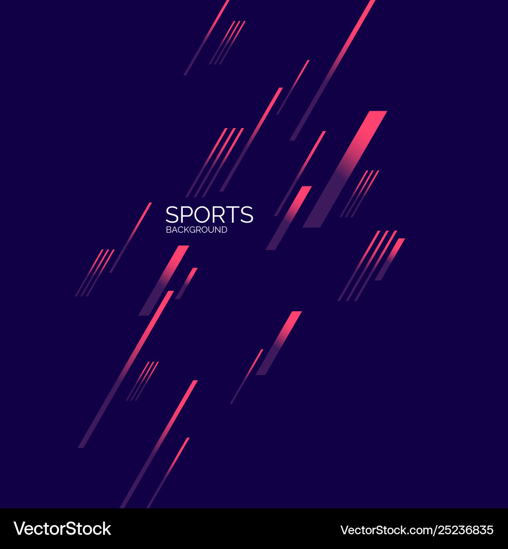 Modern colored poster for sports graphics Vector Image