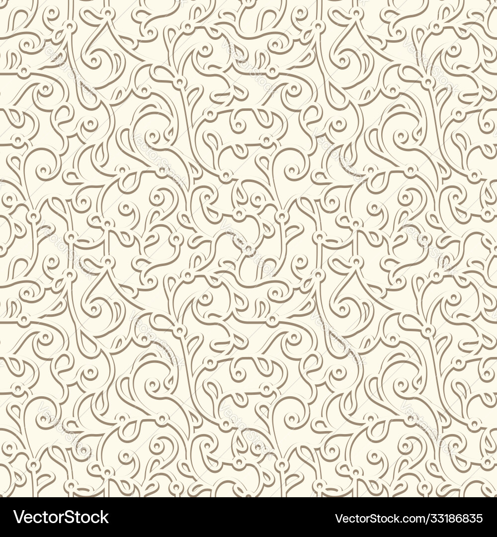 Subtle seamless pattern in pale color Royalty Free Vector