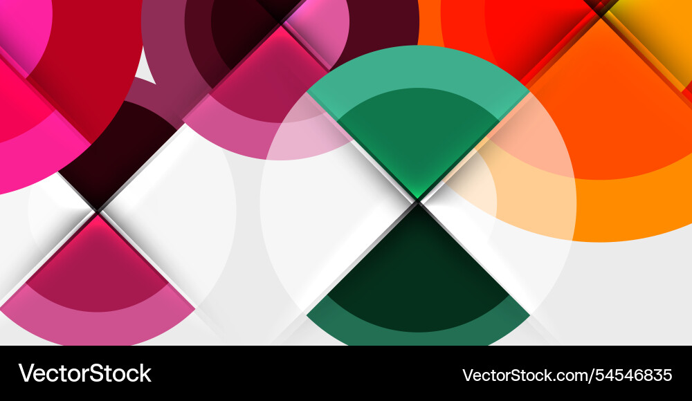 Target circle geometric abstract shapes Royalty Free Vector