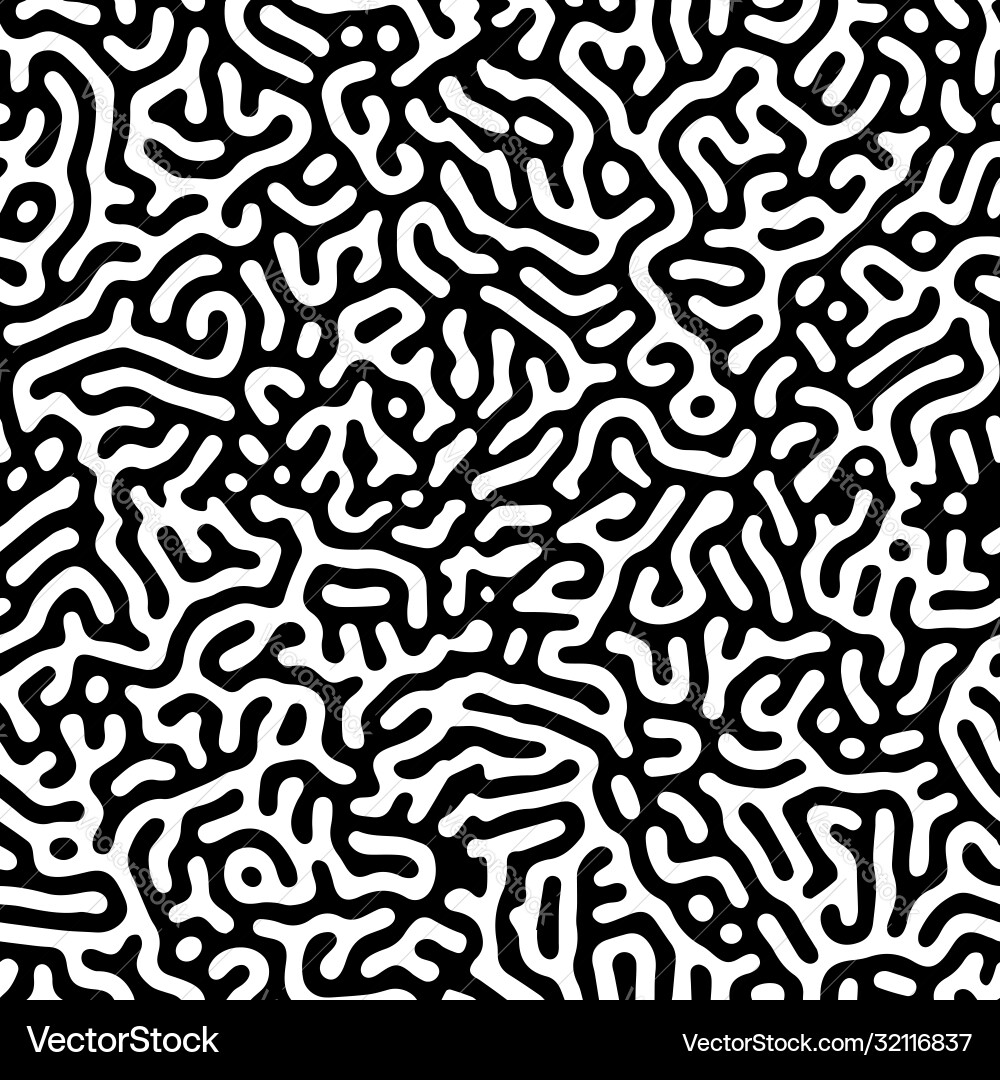 Reaction Diffusion Pattern Royalty Free Vector Image