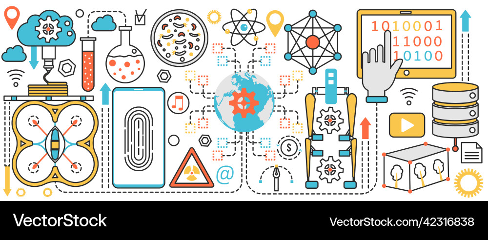 Science & Technology Innovation Royalty Free Vector
