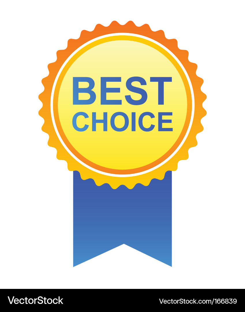 Best choice sticker Royalty Free Vector Image - VectorStock