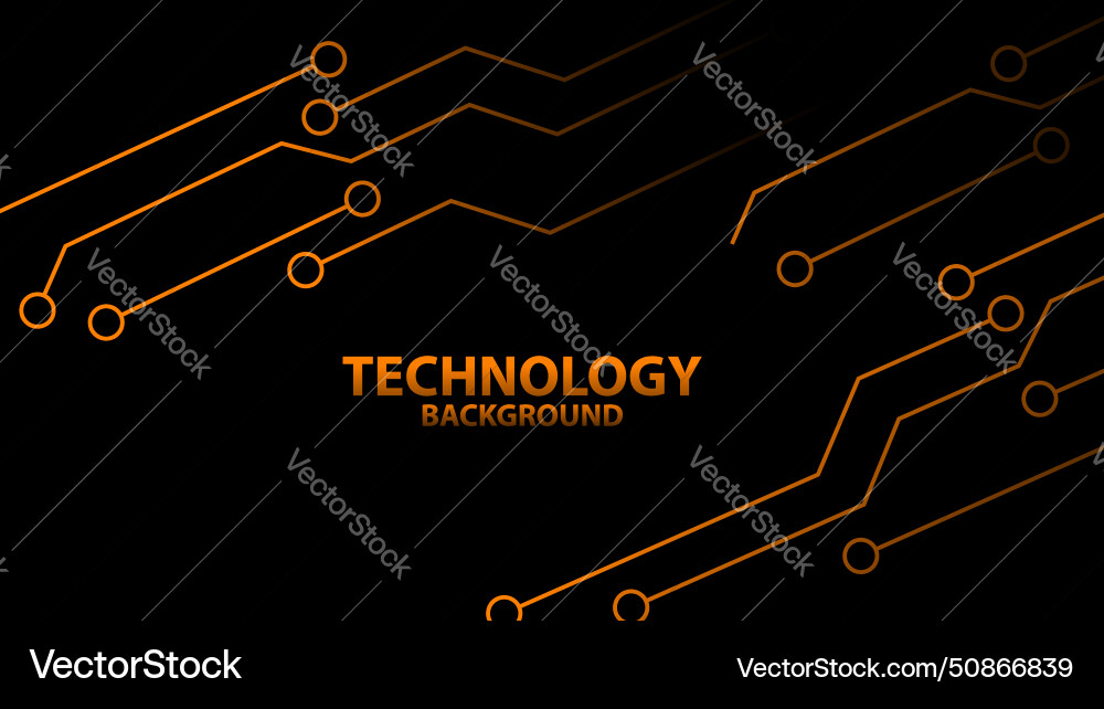 Electronic technology circuit board background Vector Image