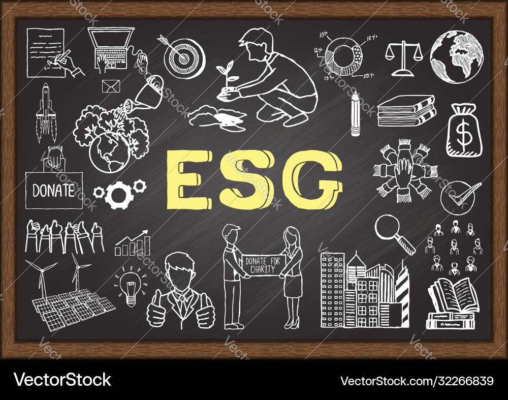 Esg Royalty Free Vector Image - VectorStock