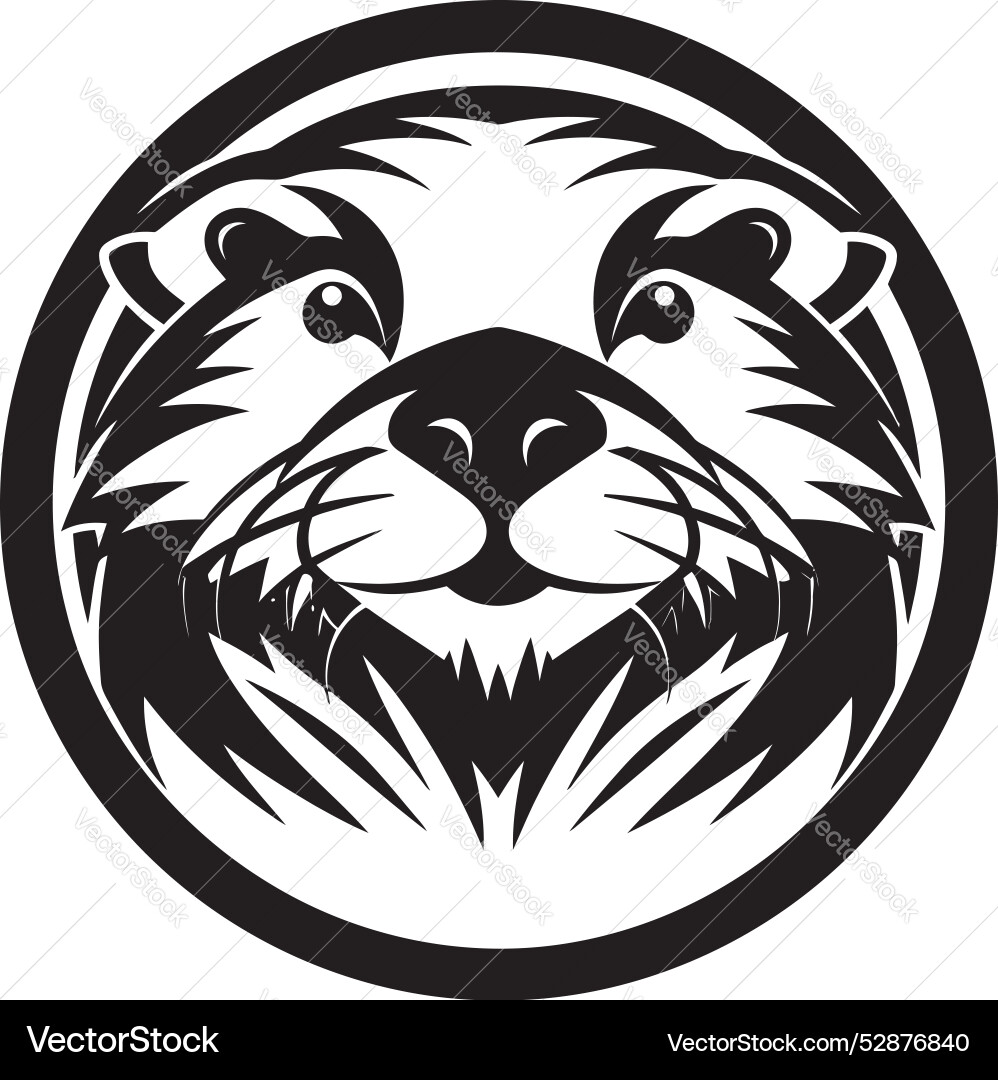Beaver majesty mark beaver lineage badge Vector Image