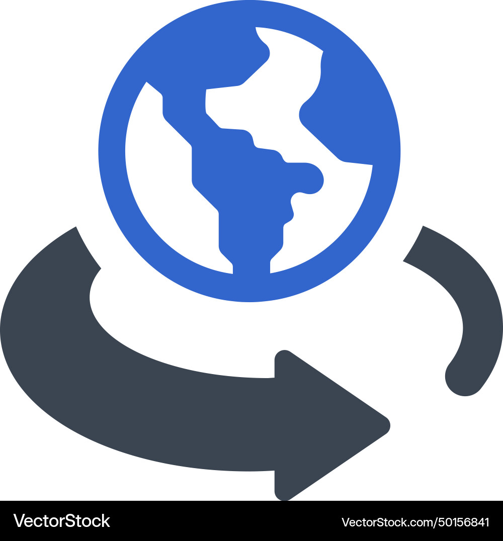 Earth climate change icon Royalty Free Vector Image