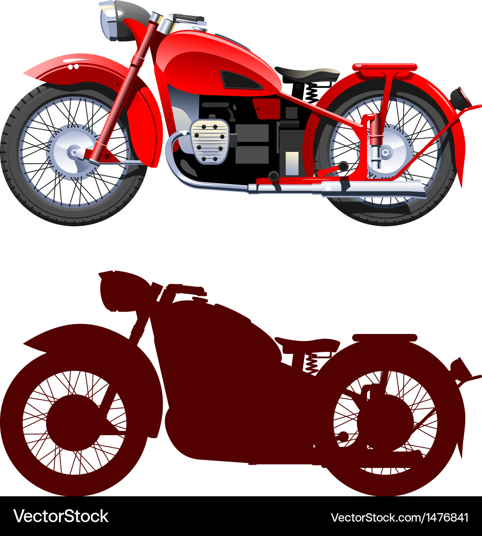 Motorcycle Royalty Free Vector Image - VectorStock
