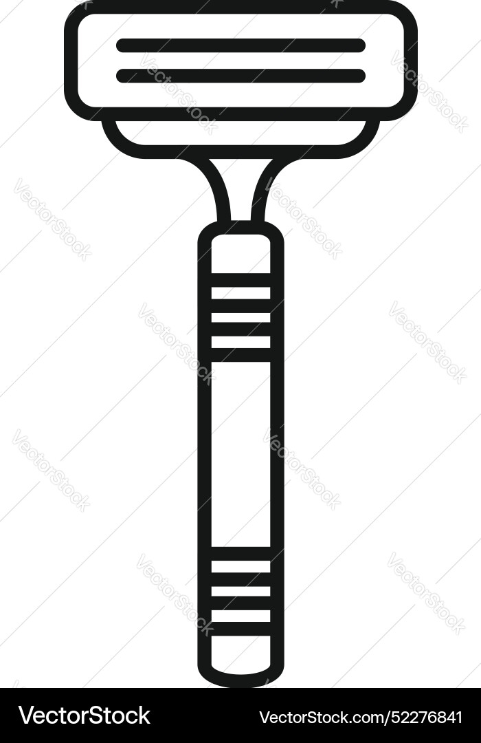 Razor blade icon representing shaving and grooming