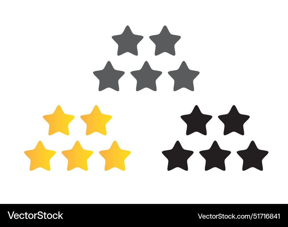 Star rating icon Royalty Free Vector Image - VectorStock