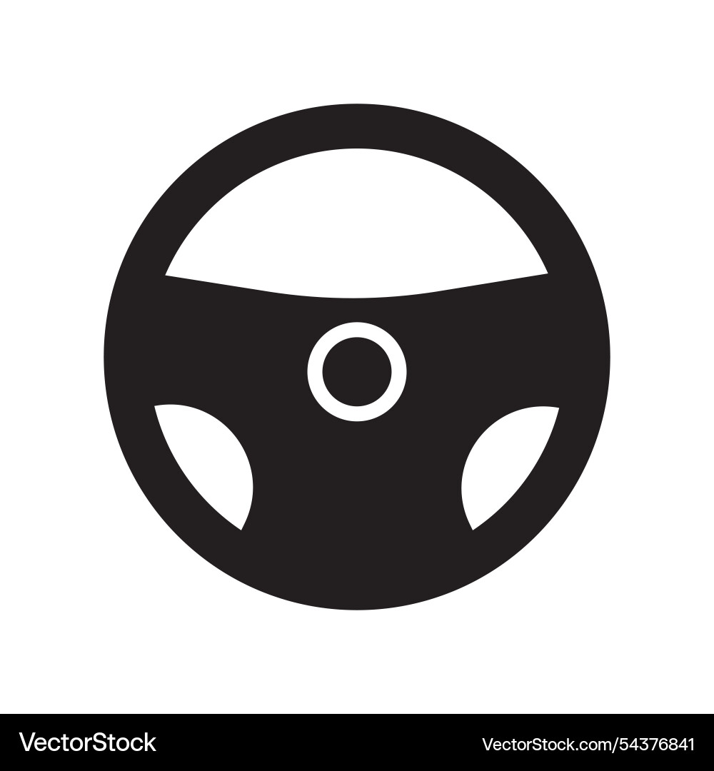 Steering wheel logo (54376841) – Royalty-Free Vector | VectorStock