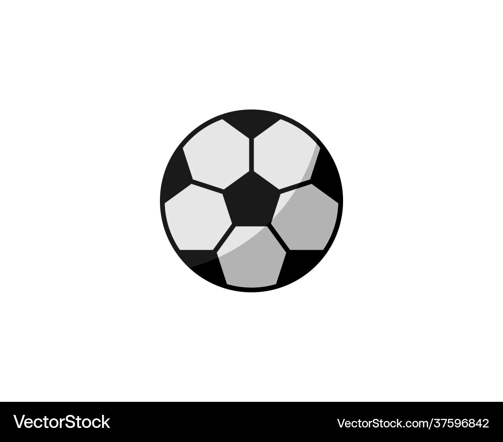 Isolated Soccer Ball Icon Royalty Free Vector Image