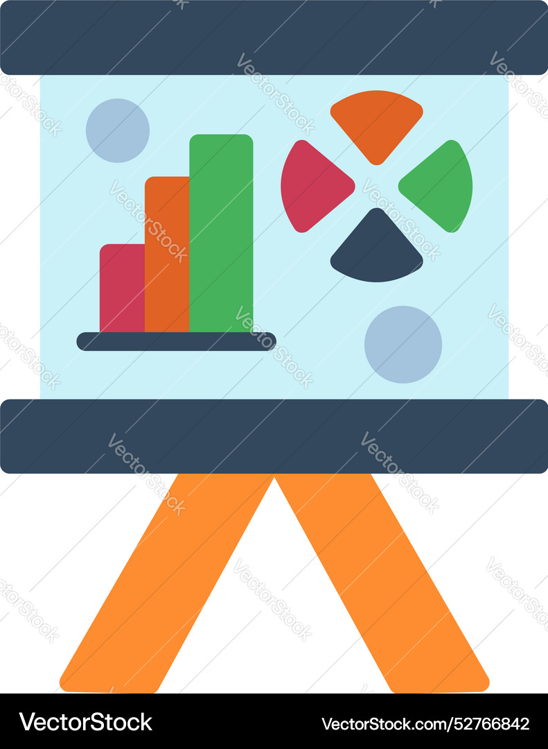 Marketing plan icon design Royalty Free Vector Image