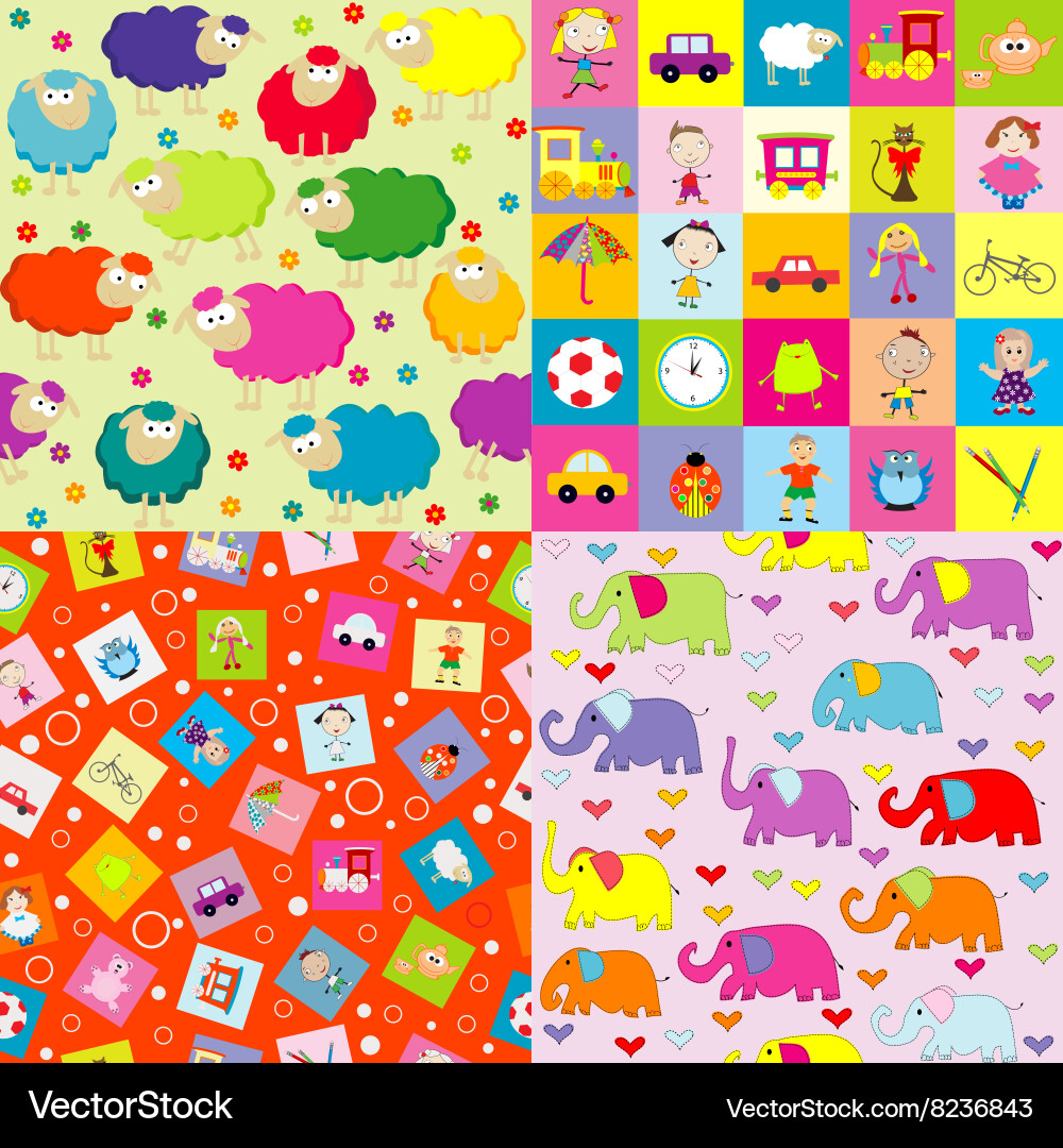Backgrounds for kids Royalty Free Vector Image