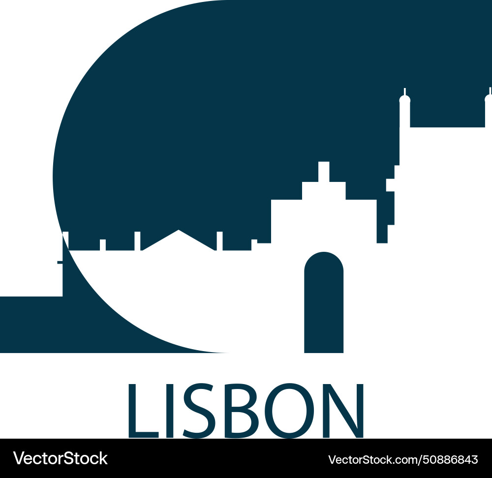 Lisbon logo Royalty Free Vector Image - VectorStock
